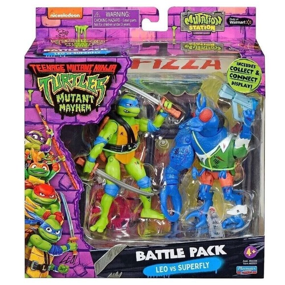 Playmates Toys | Toys | Tmnt Teenage Mutant Ninja Turtles Mayhem Leo Vs ...